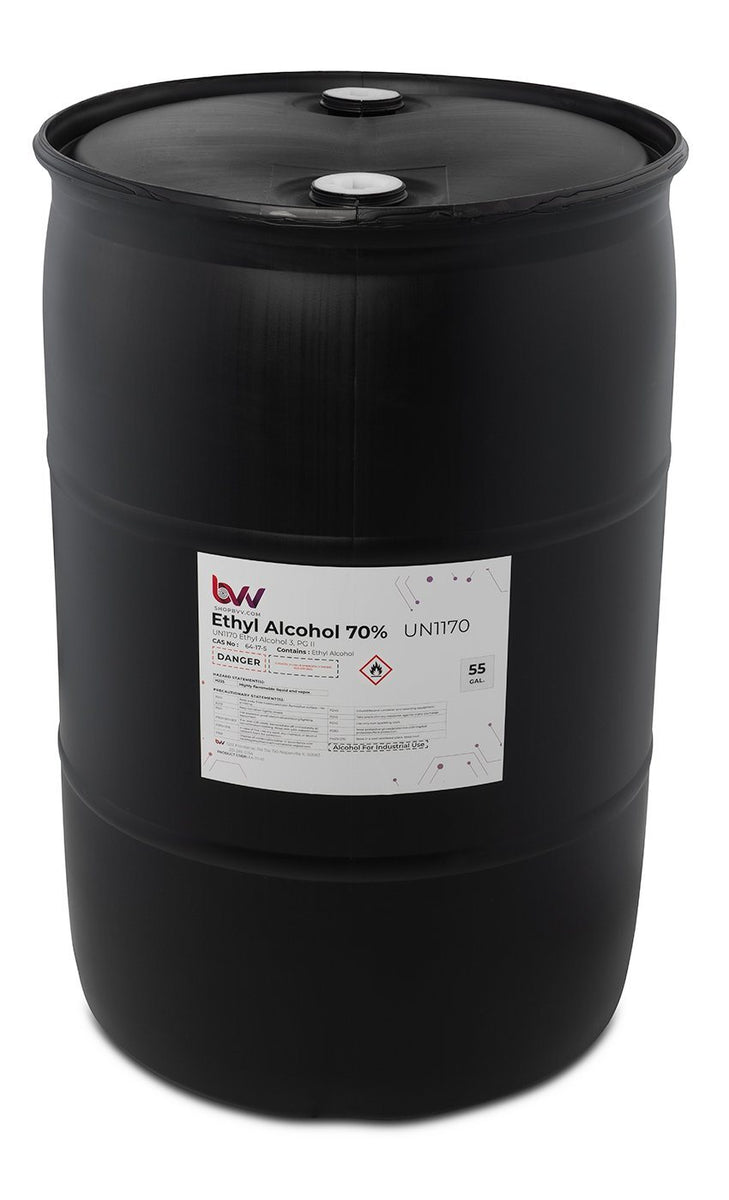 BVV™ Ethyl Alcohol 70% - USP 140 Proof - 55 Gallons – Grow It Depot