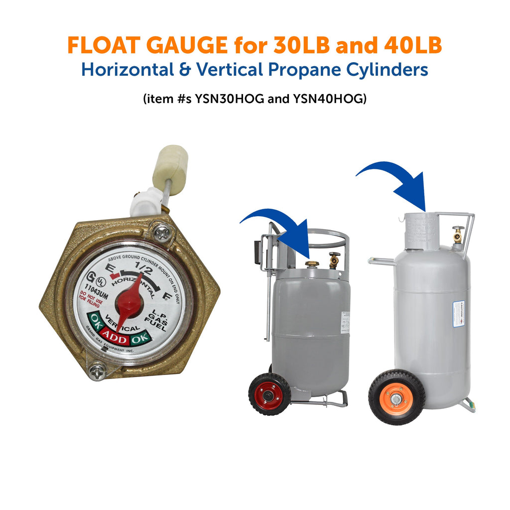 Flame King Horizontal and Vertical Float Gauge – Grow It Depot