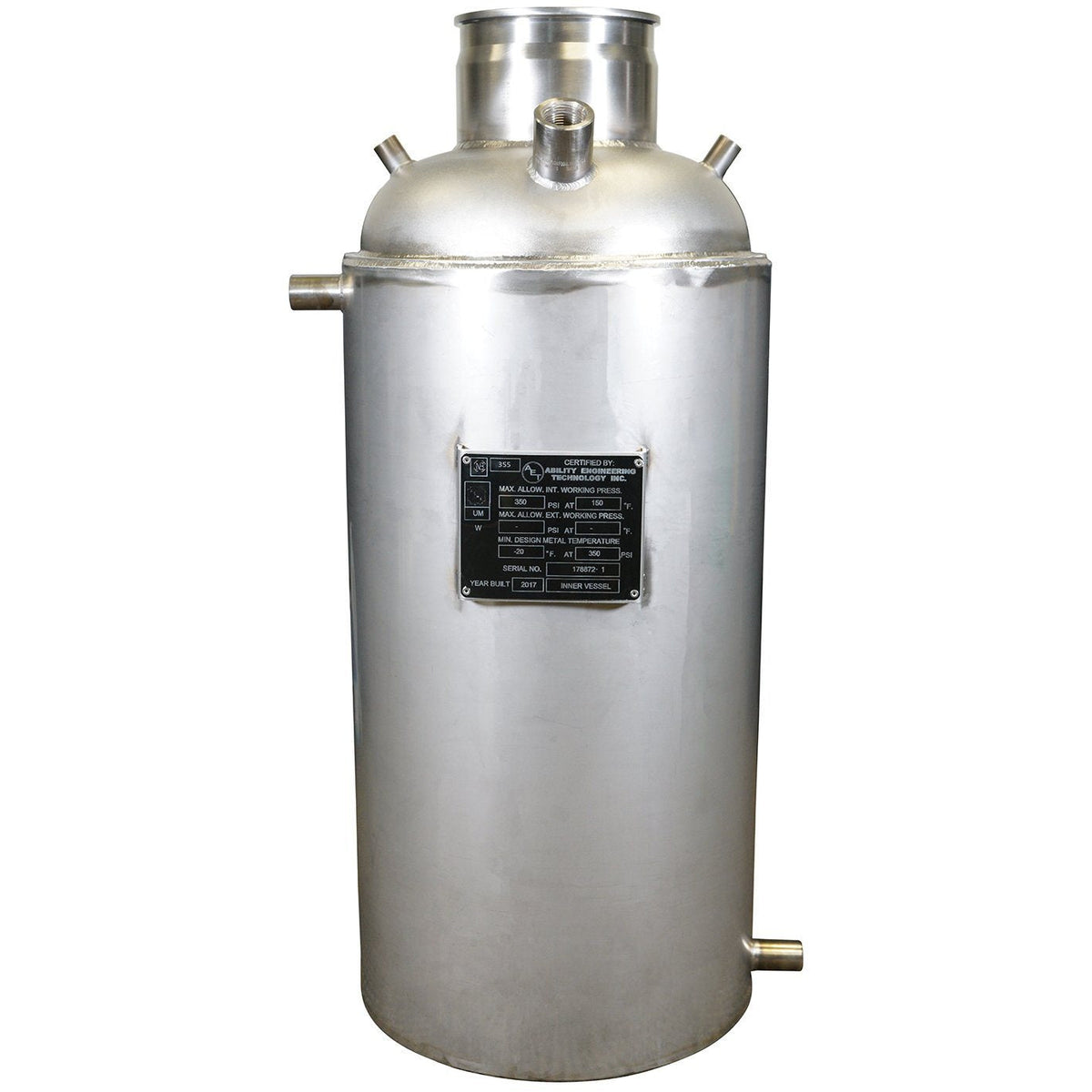 ASME Certified 50L Jacketed Solvent Tank 304L - Bare – Grow It Depot