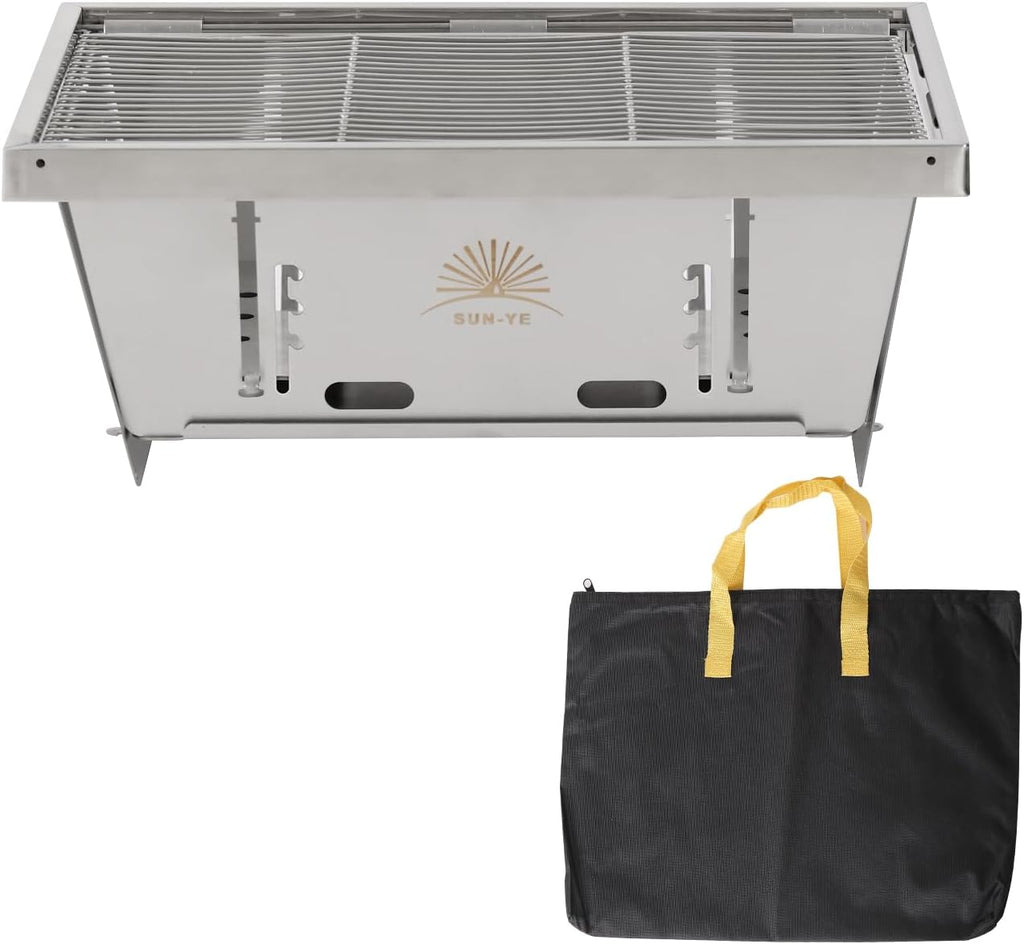 SUN-YE Charcoal Grill for IGT Table,Portable Grill with Carry Bag,Adju ...