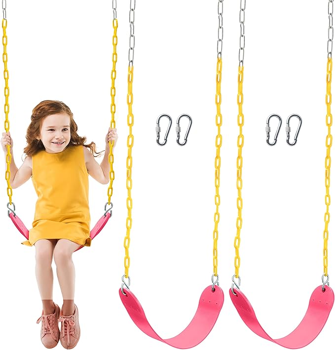 TURFEE 2 Packs Heavy Duty Swing Seat, Swing Set Accessories Replacemen ...