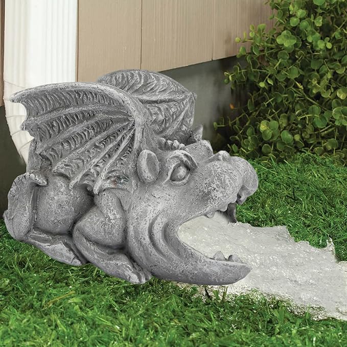 Elenon Gargoyle Decorative Gutter Downspout Extension Statue, Gutter G ...