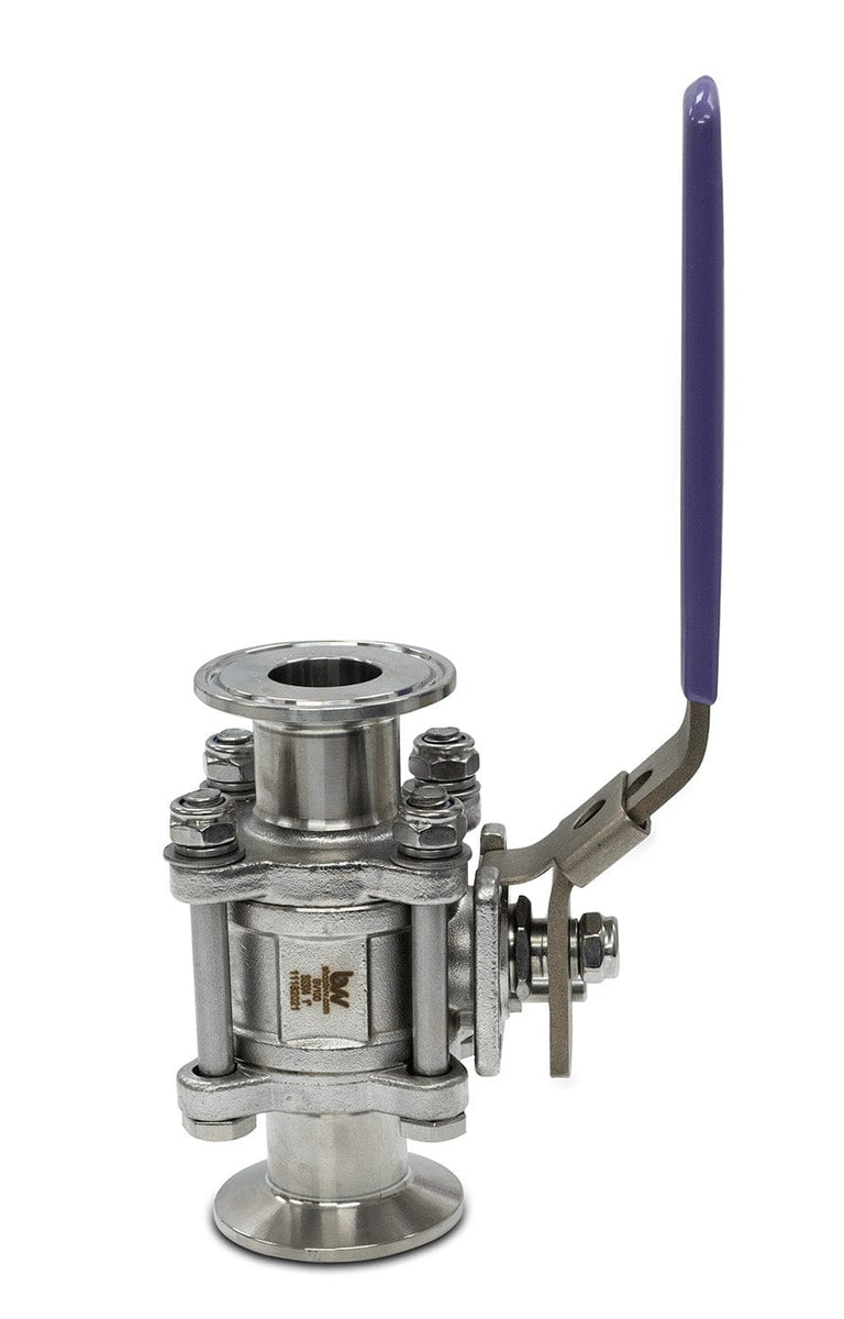 Tri-Clamp Ball Valve 316L SS (Nitrogen Tested) – Grow It Depot
