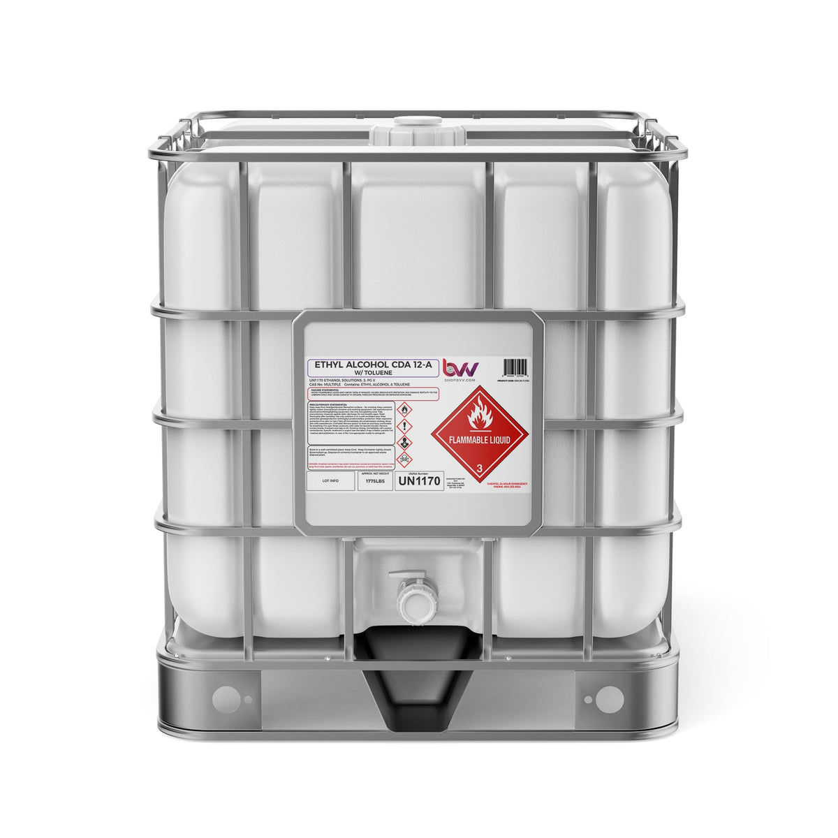 CDA 12A w/ Toluene High Purity Extraction Solvent - 270 Gallon Tote ...