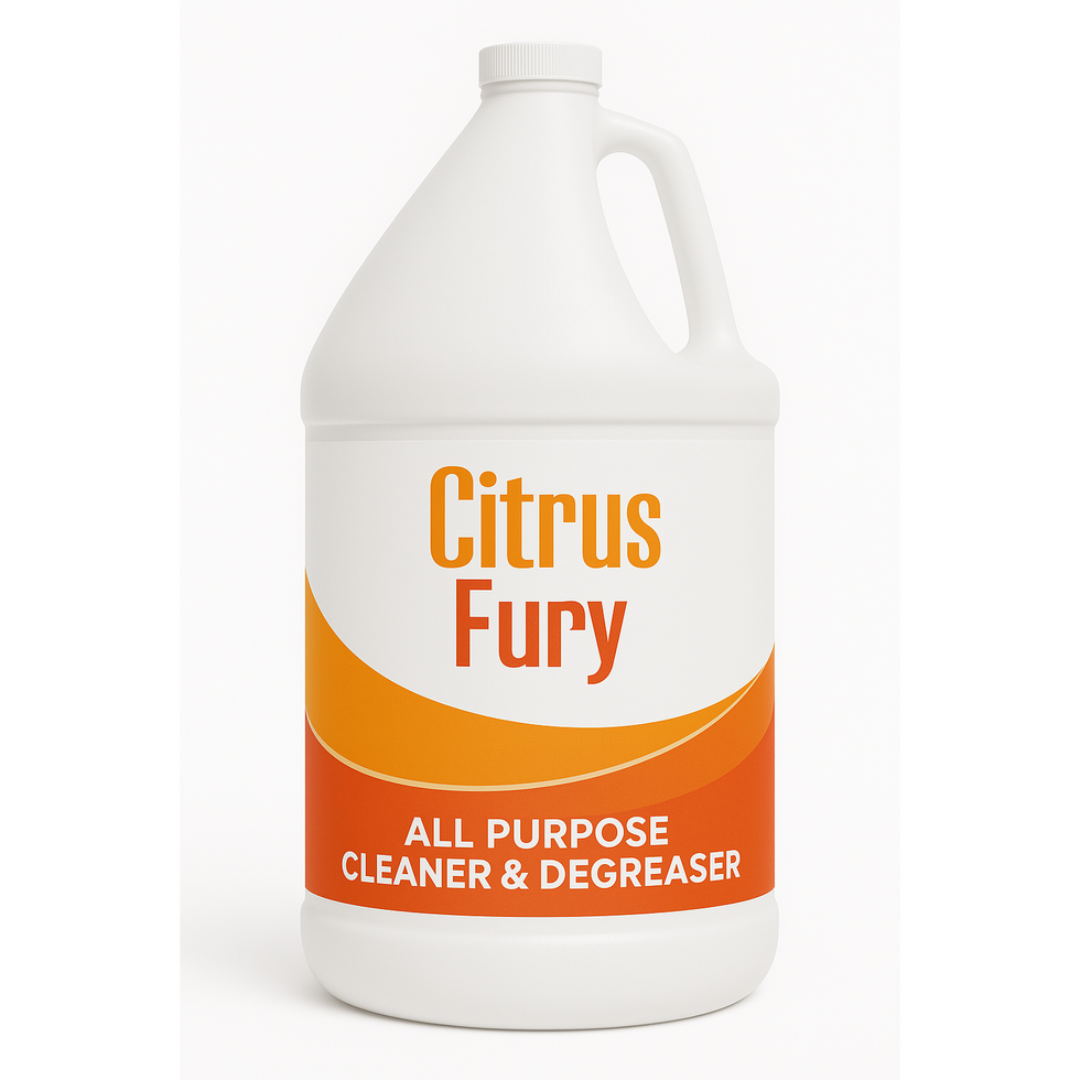 CITRUS FURY - All Purpose Cleaner & Degreaser - Case of 4 Gallons ...