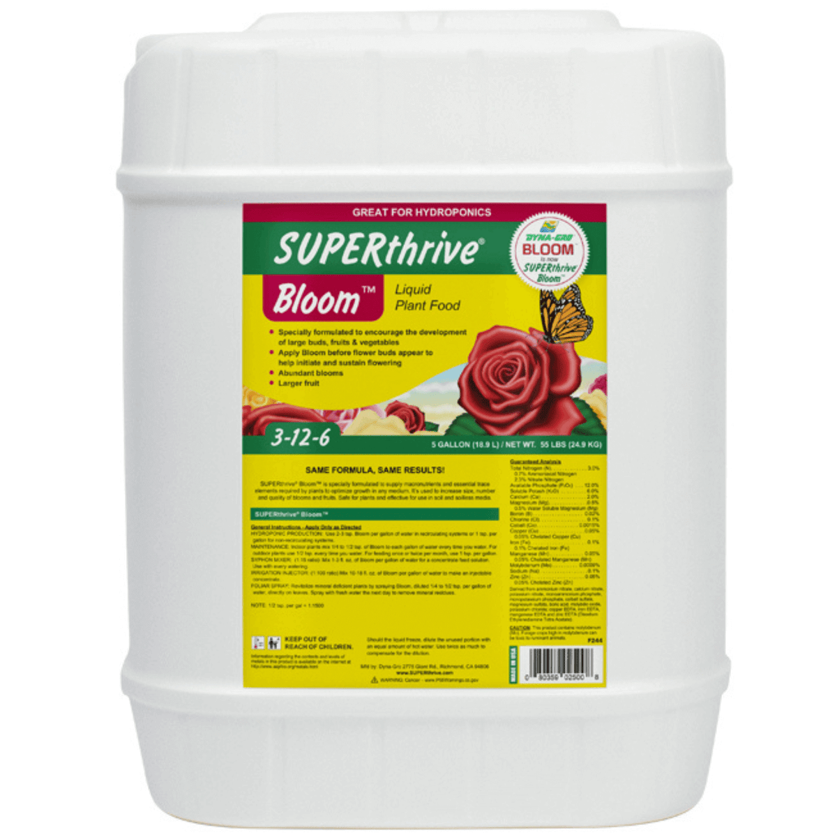Dyna-Gro SUPERthrive Bloom - 5 Gallon – Grow It Depot