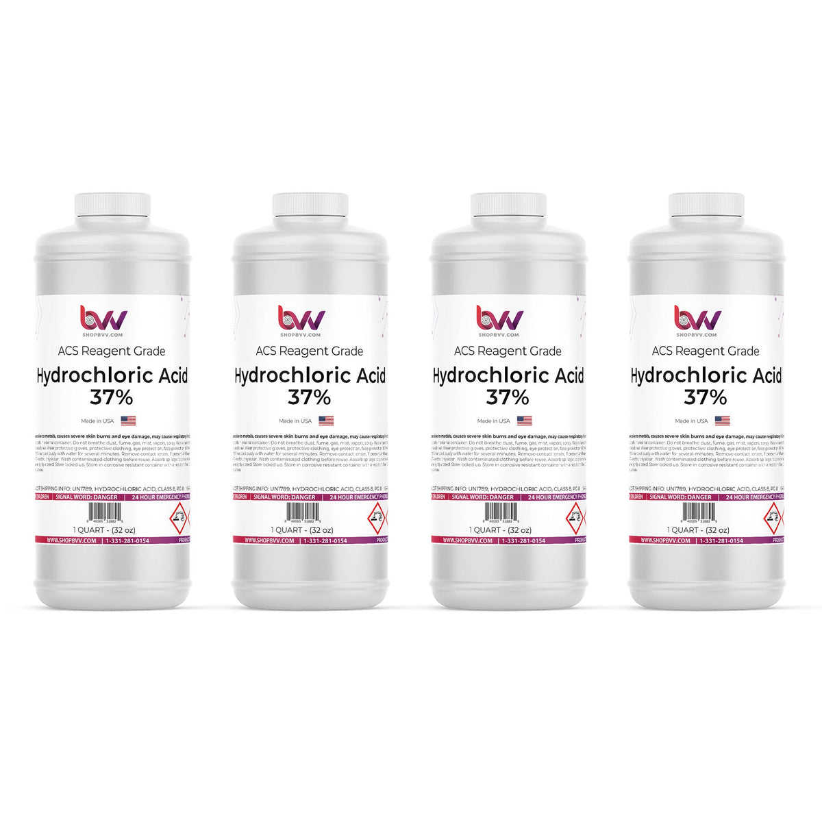 Hydrochloric Acid 37% ACS Reagent Grade (HCL) – Grow It Depot