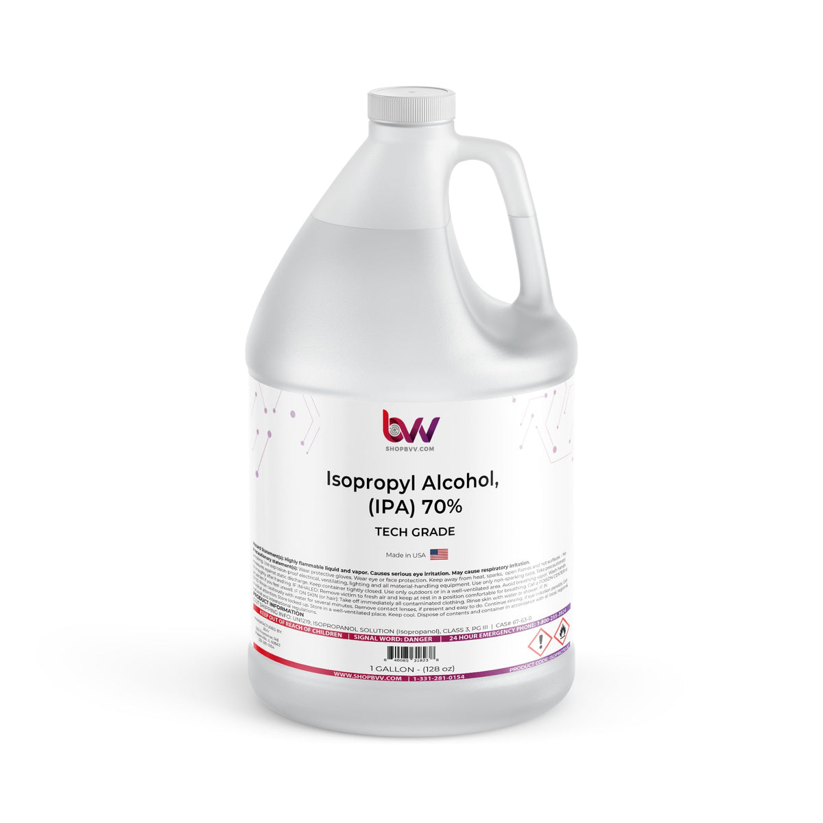 BVV™ Isopropyl Alcohol 70% Tech Grade - 1 Gallon – Grow It Depot