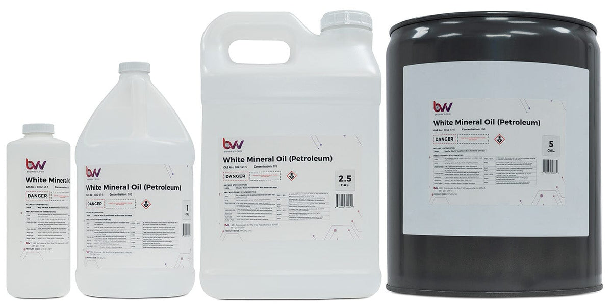 BVV™ Mineral Oil 7 White "Clear" (USP/NF Food Grade) - 55 Gallon Drum ...