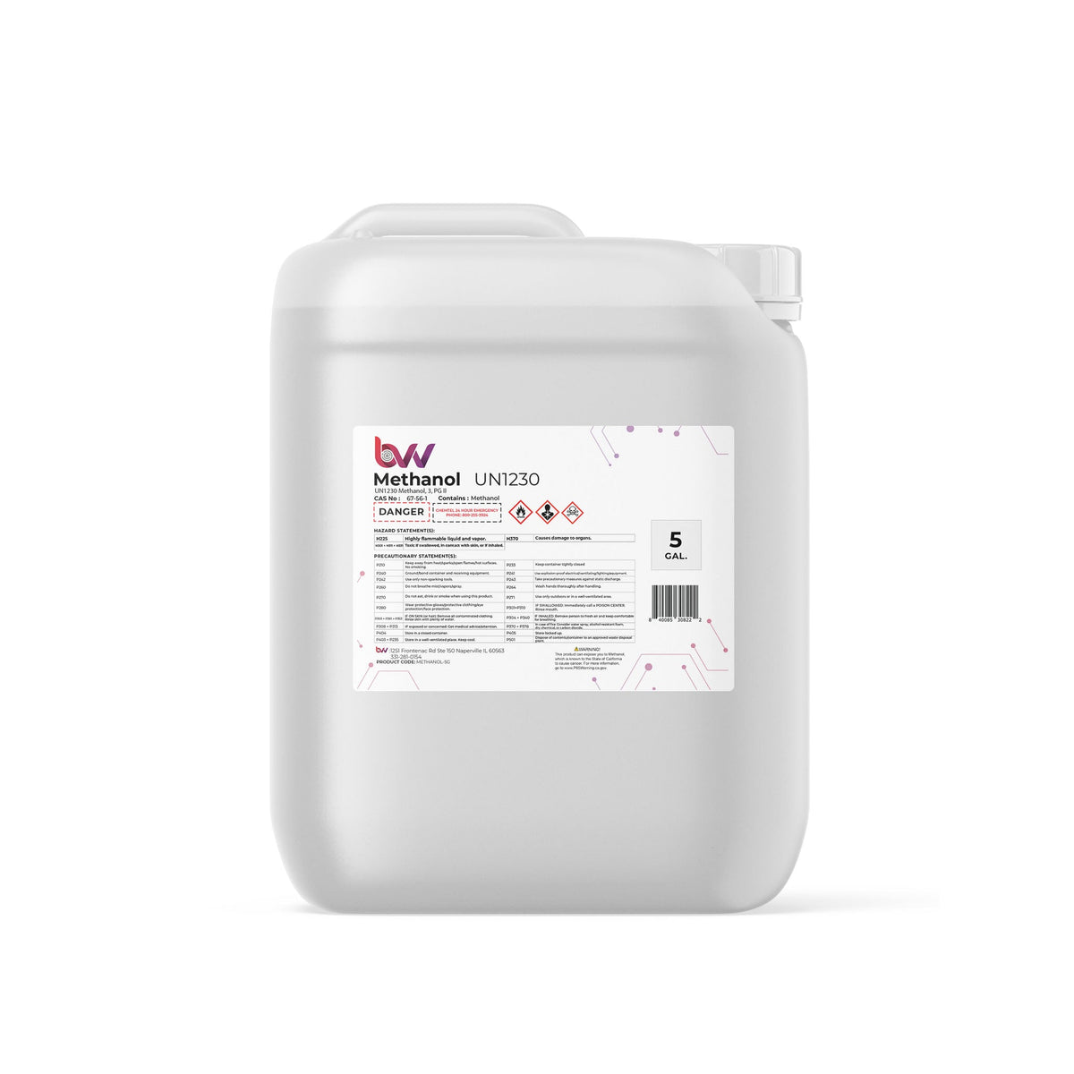 BVV™ High Purity Lab Grade Methanol 99% - 5 Gallons – Grow It Depot