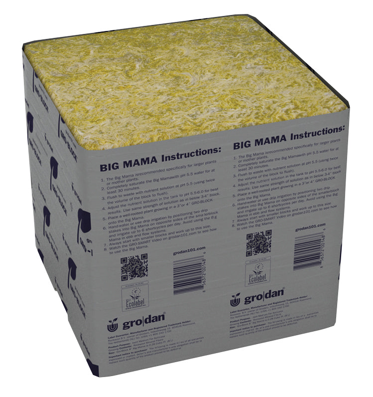 Grodan Delta Big Mama Block 8 Inch x 8 Inch x 8 Inch – Grow It Depot
