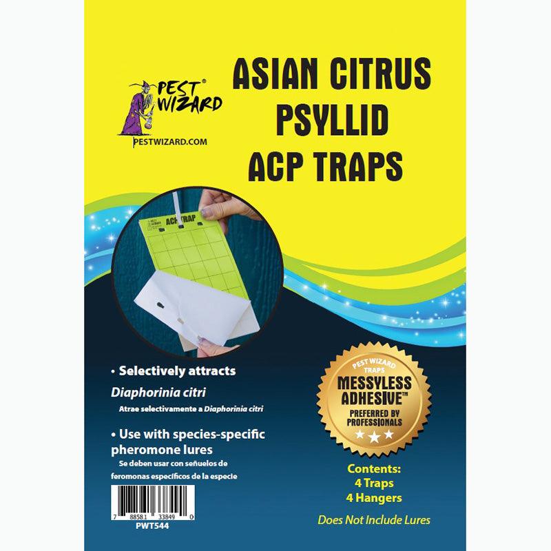 Pest Wizard Asian Citrus Psyllid ACP Card Trap 4-Pack – Grow It Depot