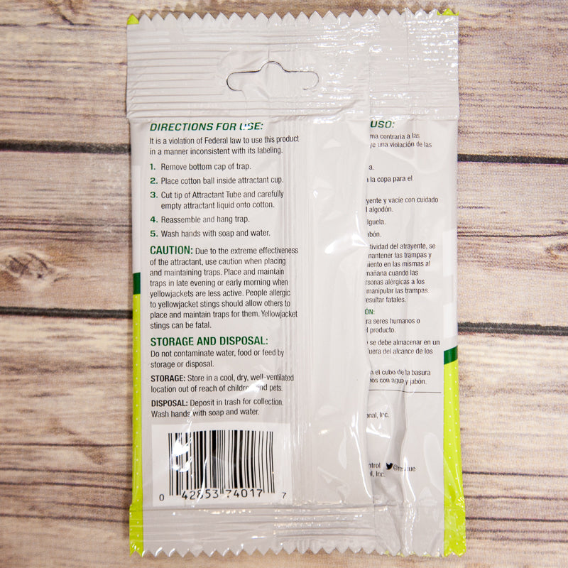 Yellowjacket Attractant Refill 4-week – Grow It Depot