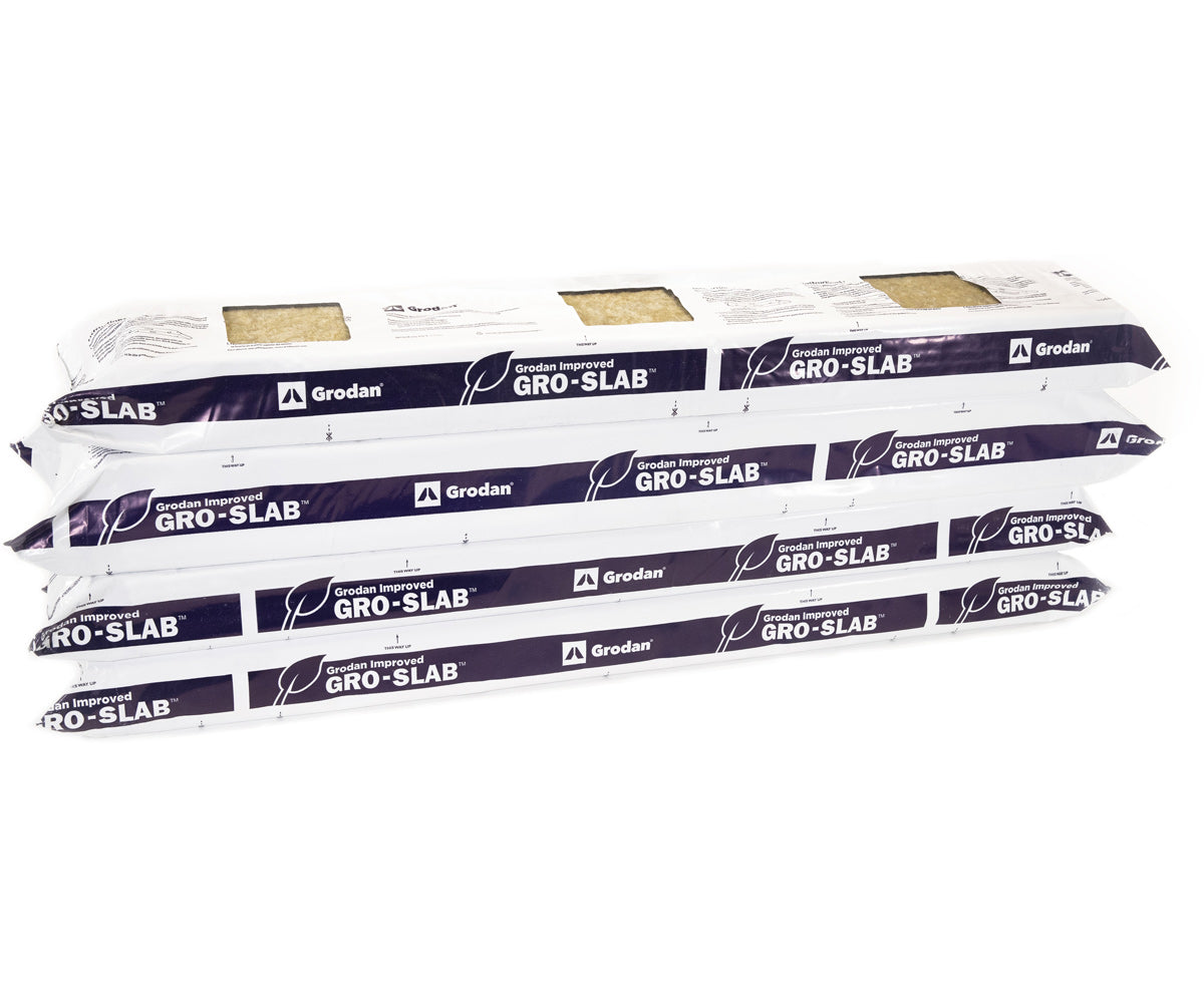 Grodan Improved Gro-Slab, 36 x 8 x 3 with three 6 x 6 pre-cut holes ...