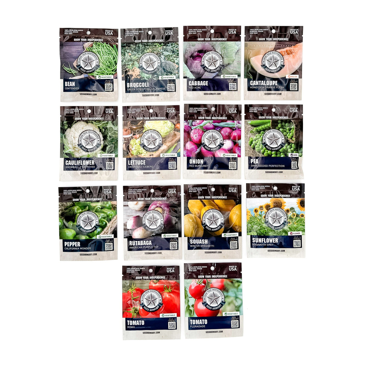 Basics Seed Vault - 14 Varieties – Grow It Depot