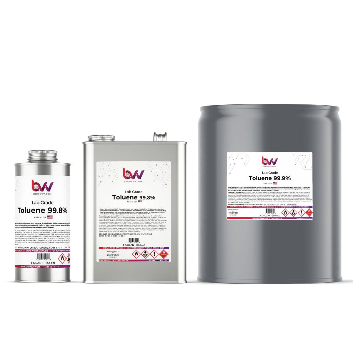 BVV™ Toluene Lab Grade, 99.8% Purity - 1 Quart – Grow It Depot