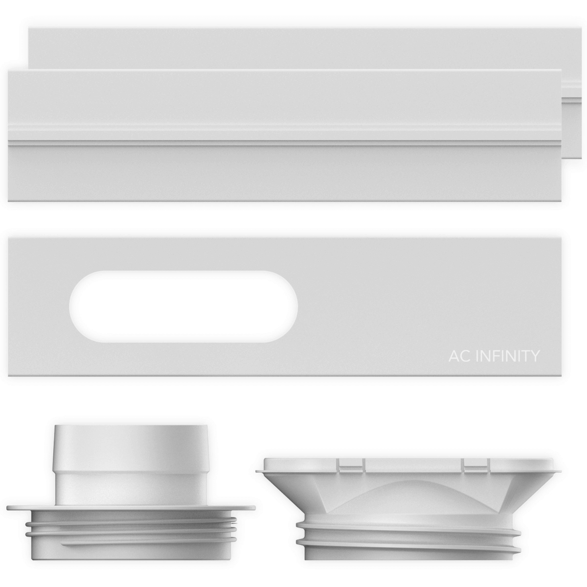 AC Infinity Window Duct Kit, Adjustable Vent Port for Inline Fans ...