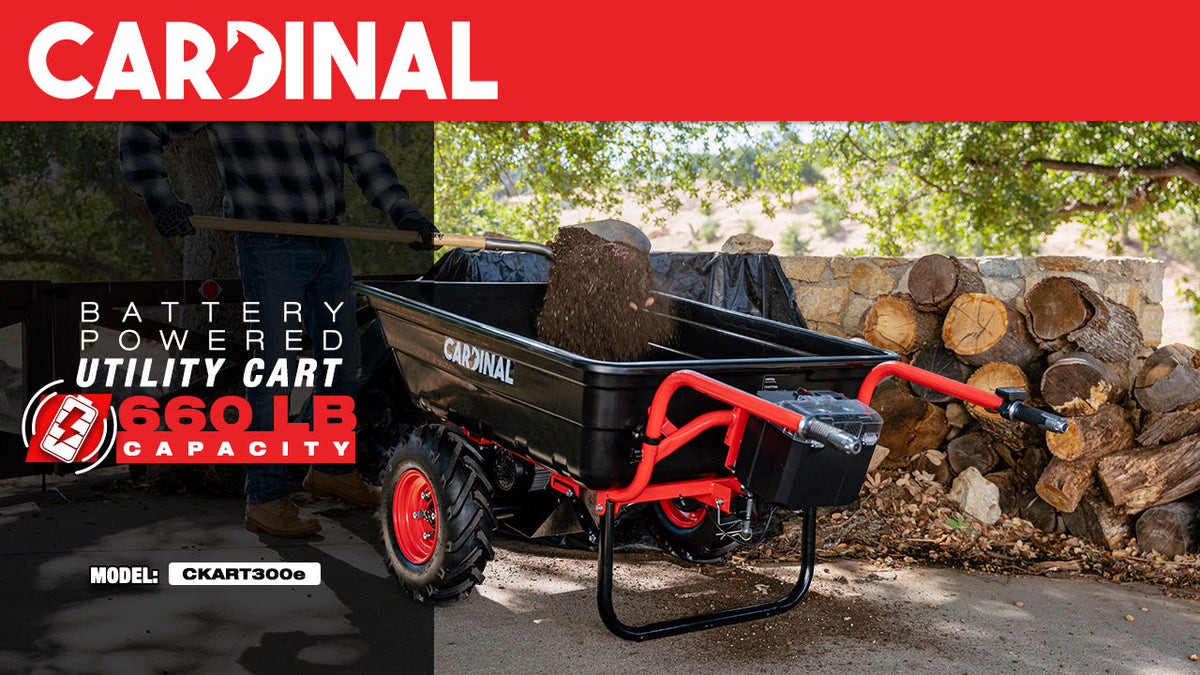Heavy Duty Electric Utility Cart 40V Battery-Powered Wheelbarrow 660-l ...