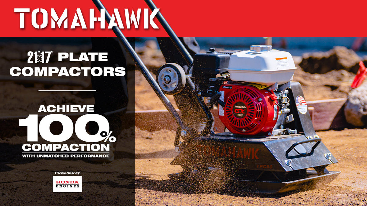 5.5 HP Honda Vibratory Plate Compactor Tamper for Ground, Gravel, Dirt ...