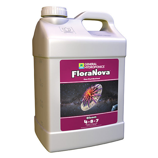 General Hydroponics®, FloraNova®, Bloom, 4-8-7, One-Part Nutrient (2.5 ...