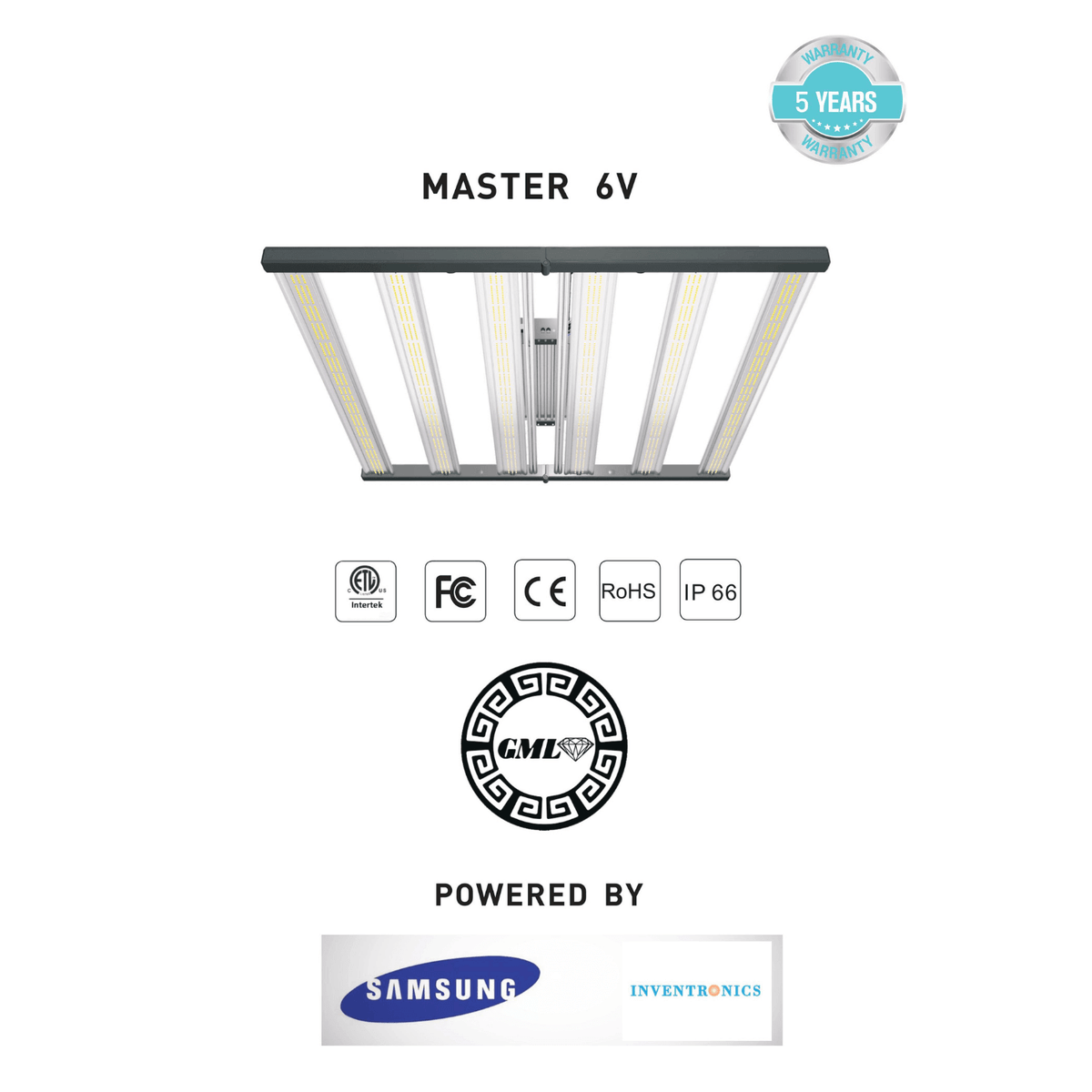 Grand Master LEDs Master 6 Veg 660W LED Grow Light – Grow It Depot