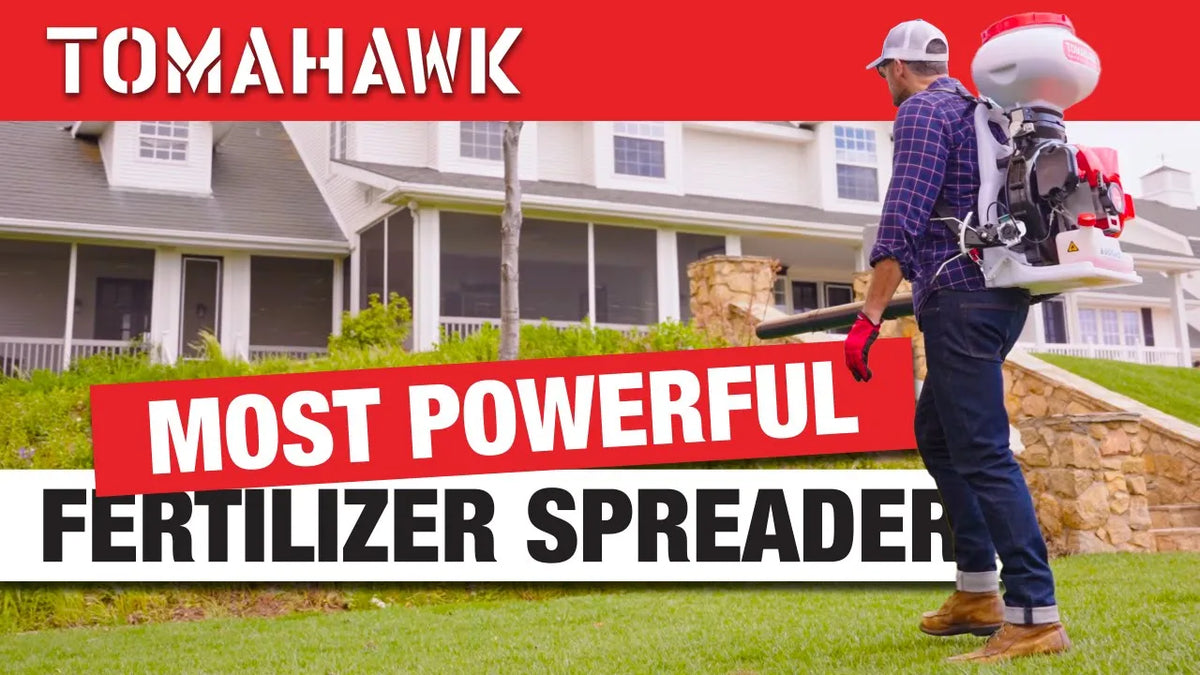 4 Gal Motorized Fertilizer Spreader Broadcast Lawn Seed Ice Melt Salt ...