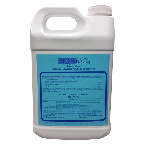 AQUABAC Xt - Liquid Bti - 2.5 gals – Grow It Depot
