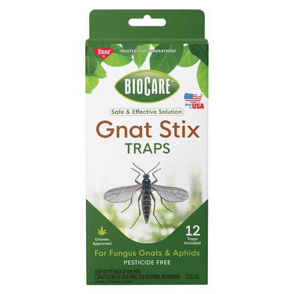 Enoz BioCare Gnat Stix - 12 pk - EB7300.12T – Grow It Depot