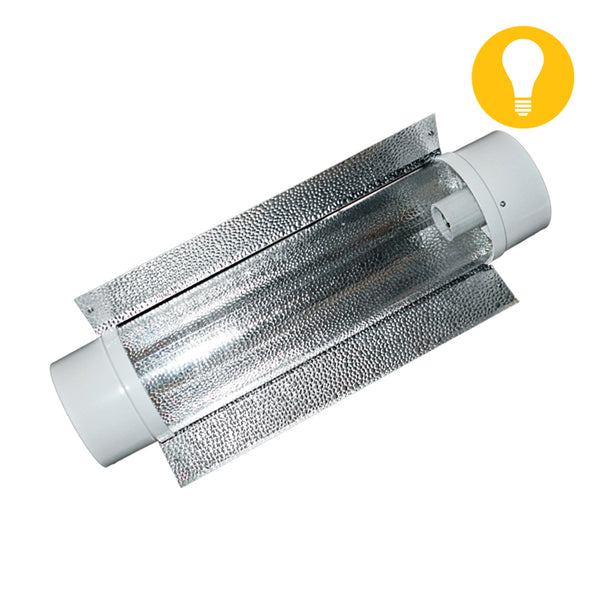 6'' Air-Cooled Tube Reflector w/ exterior reflective wing – Grow It Depot