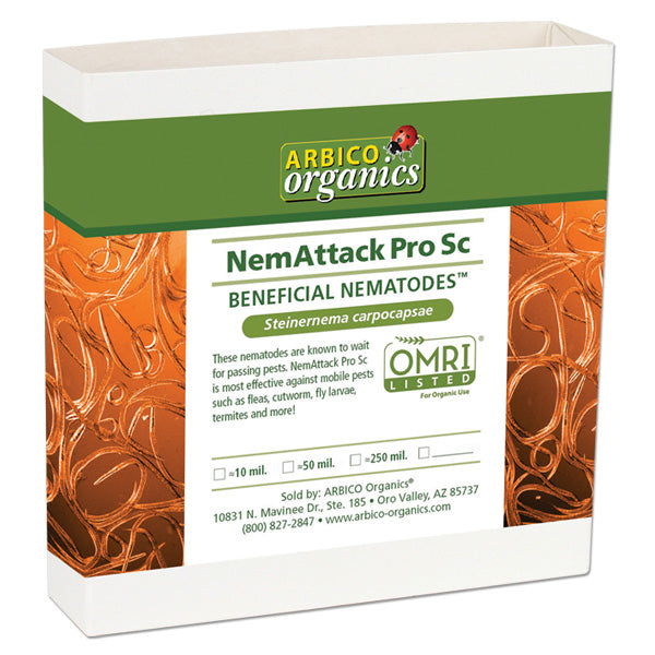 NemAttack Pro Sc Beneficial Nematodes, 250 mil – Grow It Depot