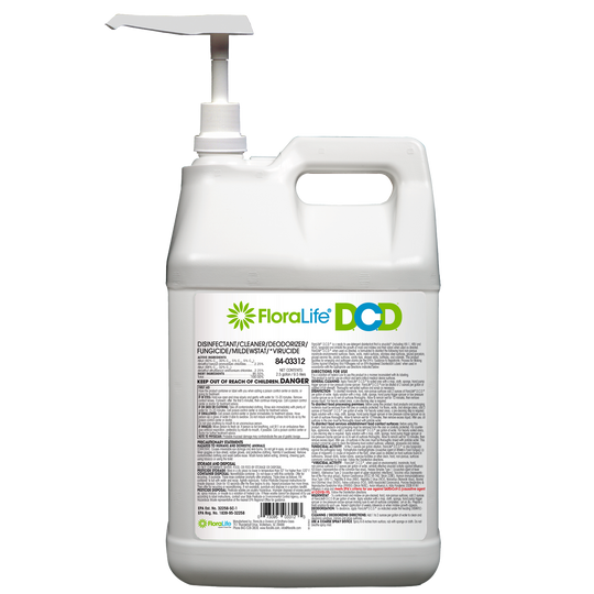 FLORALIFE D.C.D. CLEANER, 2.5 GAL WITH PUMP - Pallet of 60 – Grow It Depot