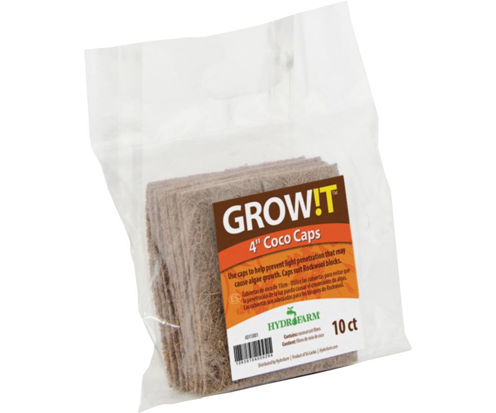 GROW!T Coco Caps, 4", pack of 10 – Grow It Depot