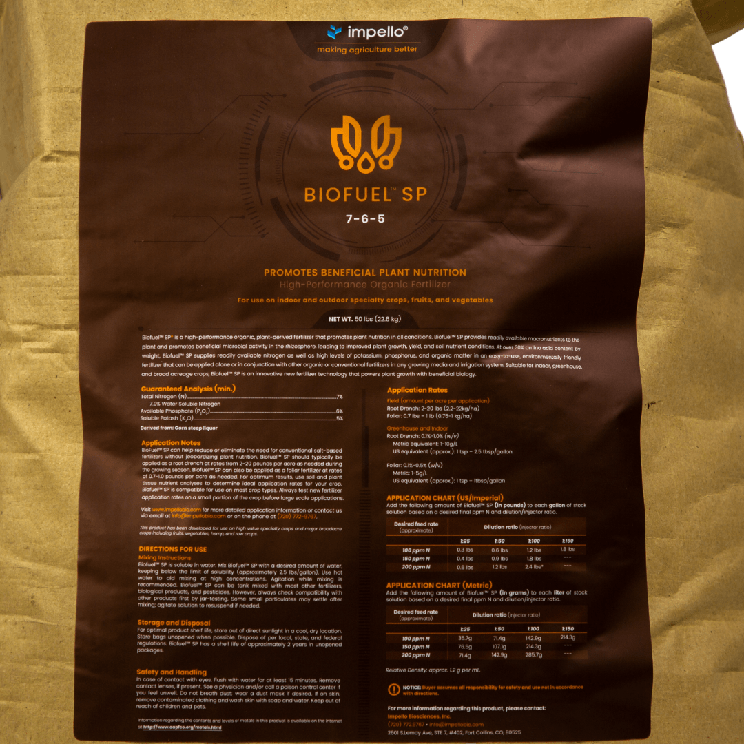 BIOFUEL ALL PURPOSE ORGANIC FERTILIZER - 50 Pound – Grow It Depot