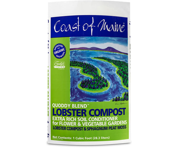Coast of Maine Quoddy Blend Lobster Compost 1cf – Grow It Depot