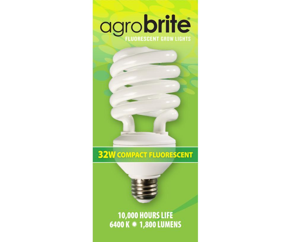 Agrosun CFL 32W/6400K (160W Equiv) (12/cs) – Grow It Depot