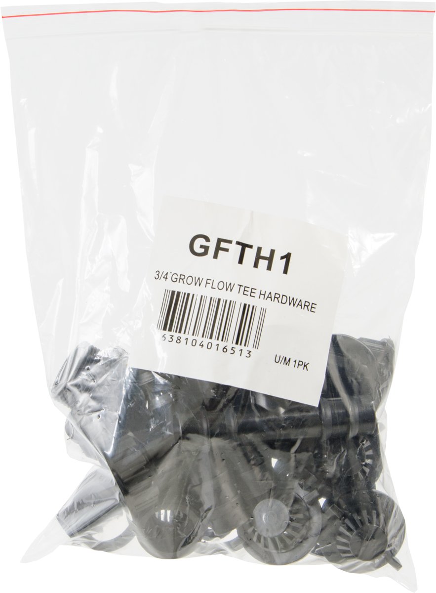 3/4" Grow Flow Tee Hardware Kit (6/pk) – Grow It Depot