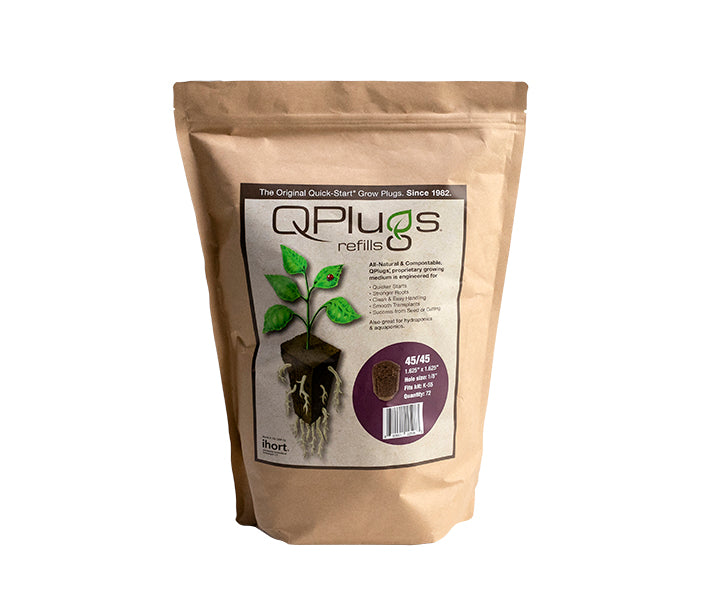 Q Plug 45/45 - 72 CT BAG – Grow It Depot