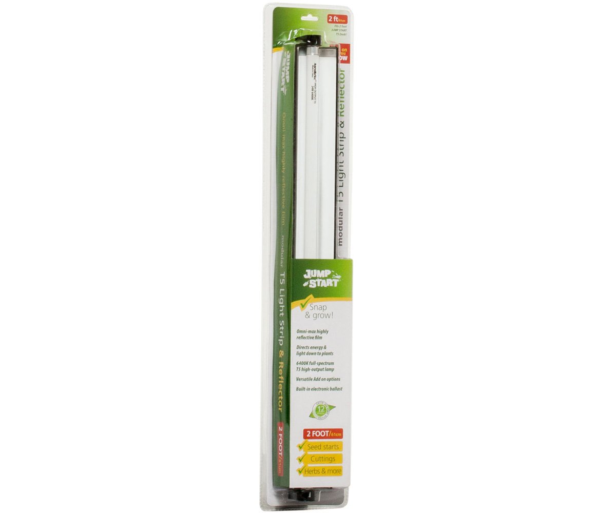 T5 Strip/Reflector Fixture w/Lamp 2ft – Grow It Depot