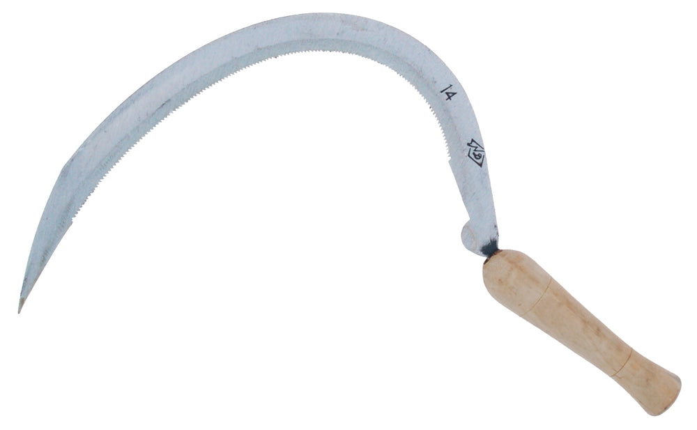 14” Curved Blade, Serrated Scythe – Grow It Depot