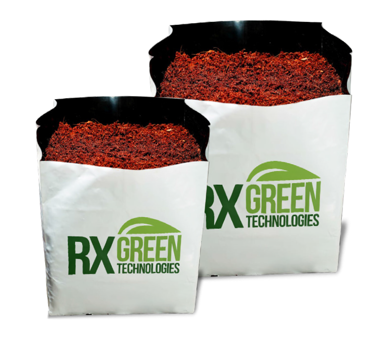 RX Green CLEAN COCO GROW BAG 3gal Case of 12 – Grow It Depot