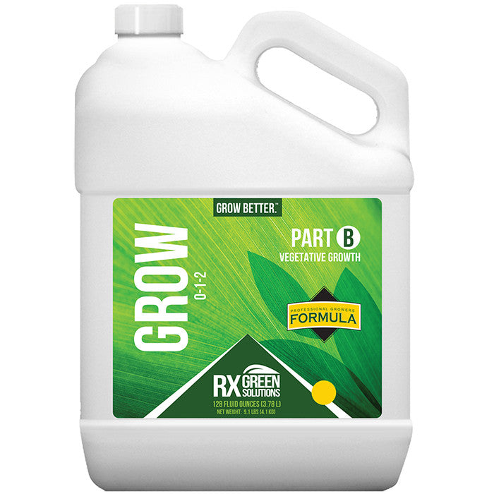 RX Green GROW B 128oz Case of 4 – Grow It Depot